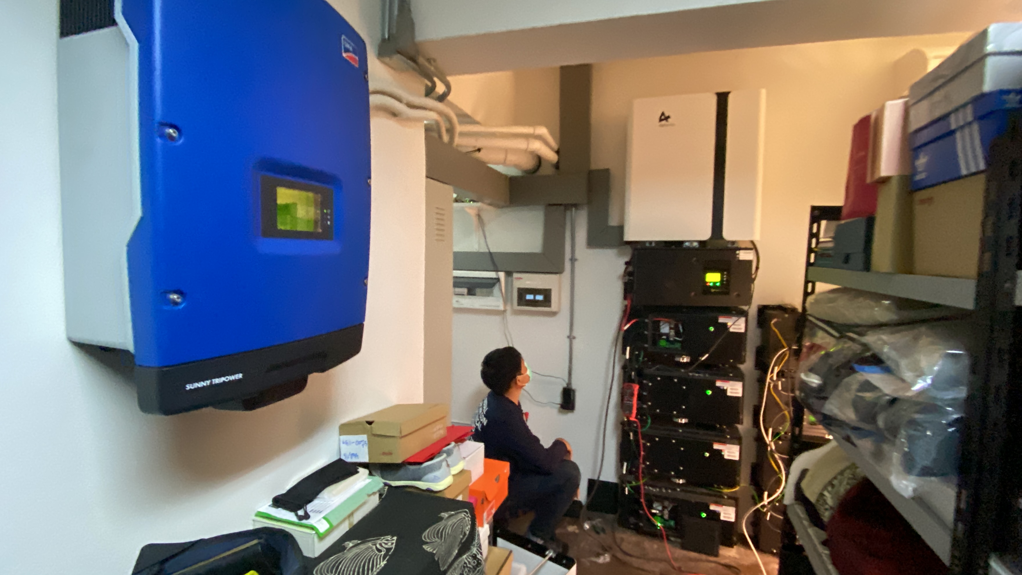 Three Phase Hybrid Installation